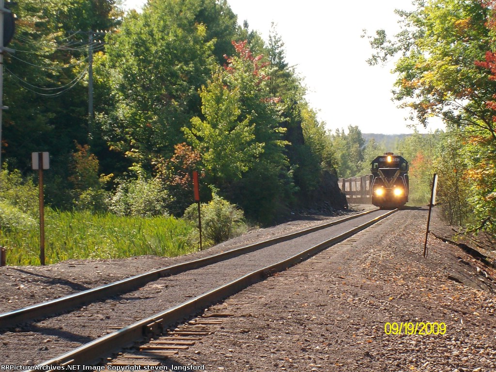 Here Comes HLCX Near Eagle Mills Jct